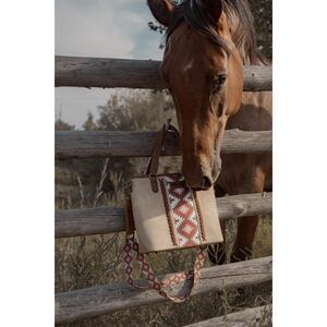 Bags | 723 Wrangler Tote Bag Western Purse Boho Aztec Tan Handbags ...